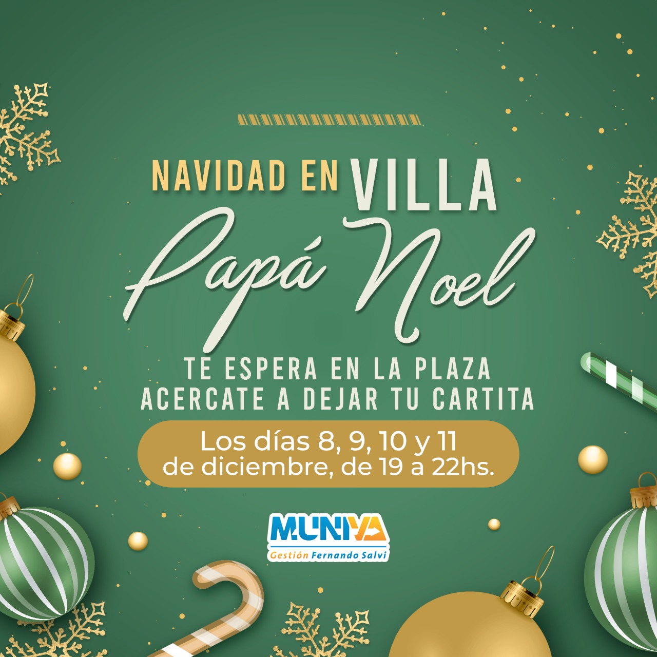 Papá Noel llega a Villa Ascasubi | Municipalidad de Villa Ascasubi